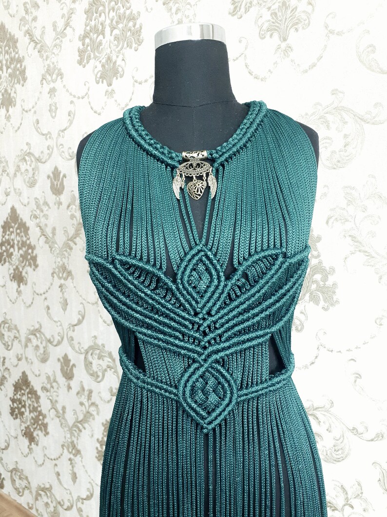 Macrame Dress "lotus"...festival Dress/festival Costume/party Dress ...