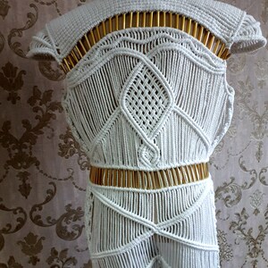 Macrame Jumpsuit "titan"... Boho Hippie Jumpsuit/festival Costume/stage ...