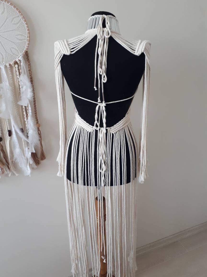 Macrame Dress "rakkas"...festival Dress/festival Costume/party Dress ...