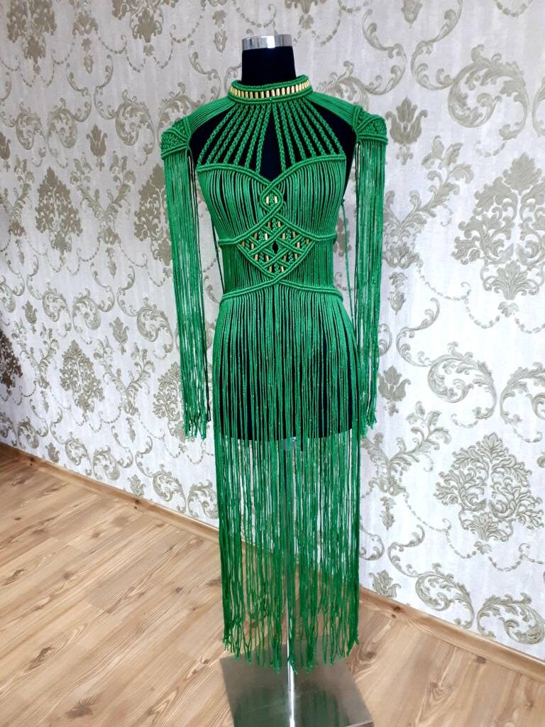 Macrame Dress shiva...festival Dress/festival Costume/party Dress ...