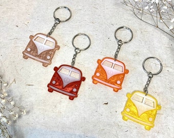 Vw Van Bus Keychain - Etsy