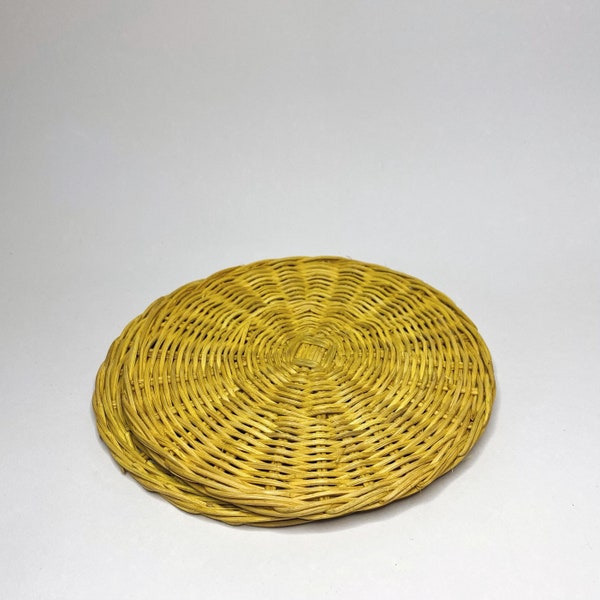Wicker Plates - Etsy
