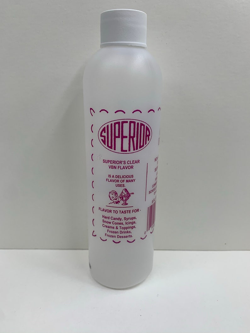 Superior Flavors Clear VANILLA, BUTTER, & NUT 8oz Bottle - Etsy
