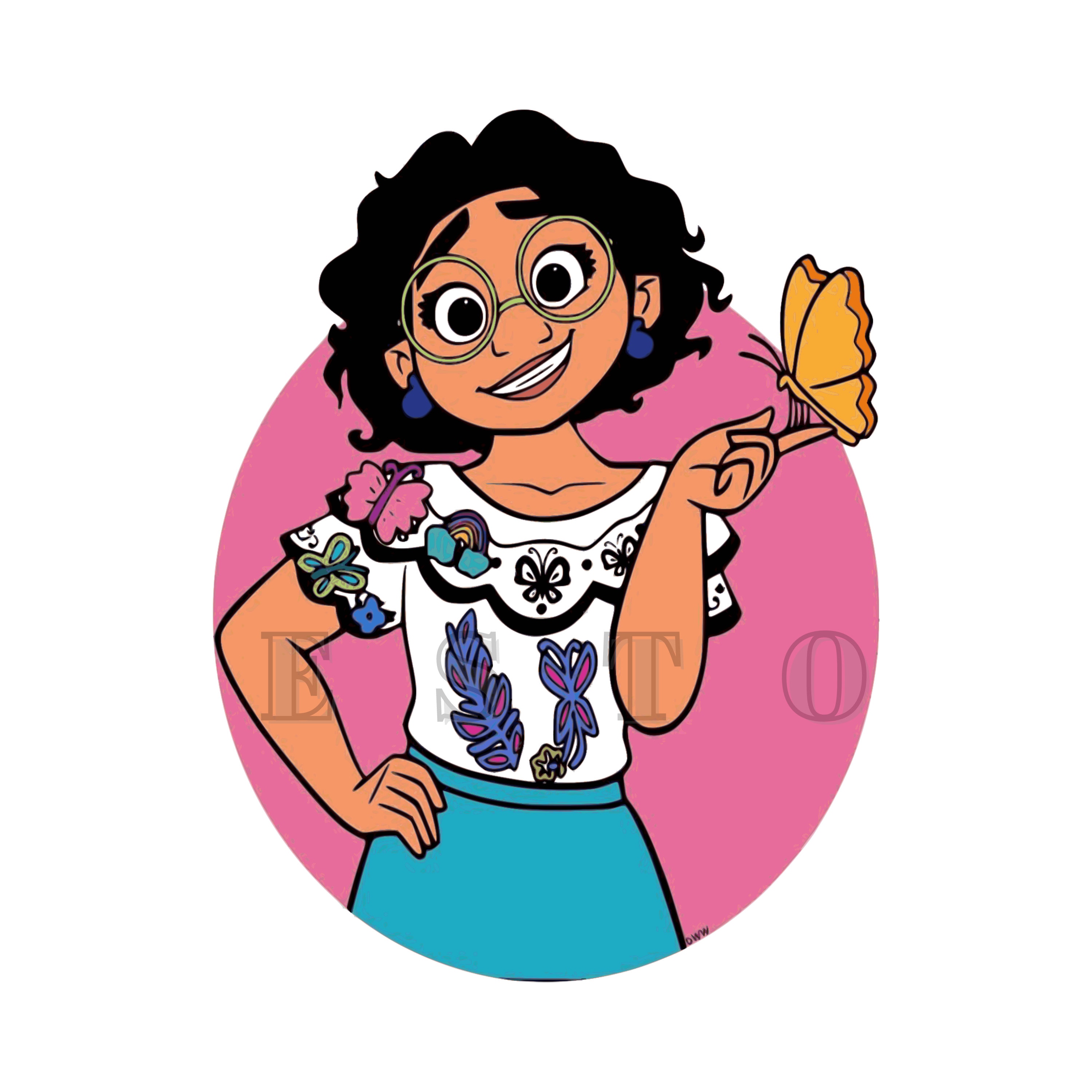 Mirabel Madrigal Encanto SVG, Mirabel Madrigal Silhouette, Instant ...