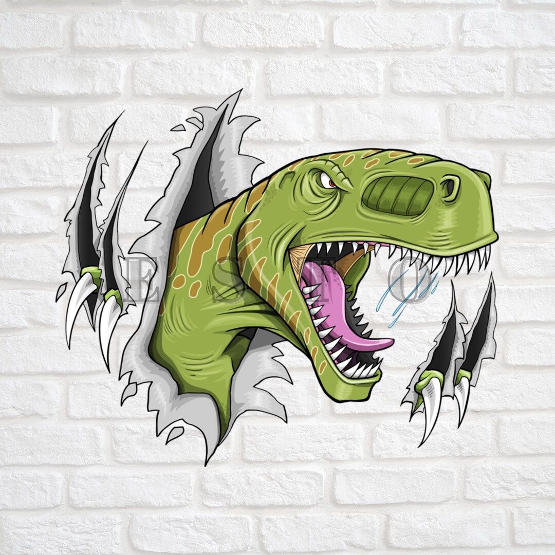 Dinosaur Scratch SVG, T Rex Svg Files and Cricut, T Rex Clipart ...