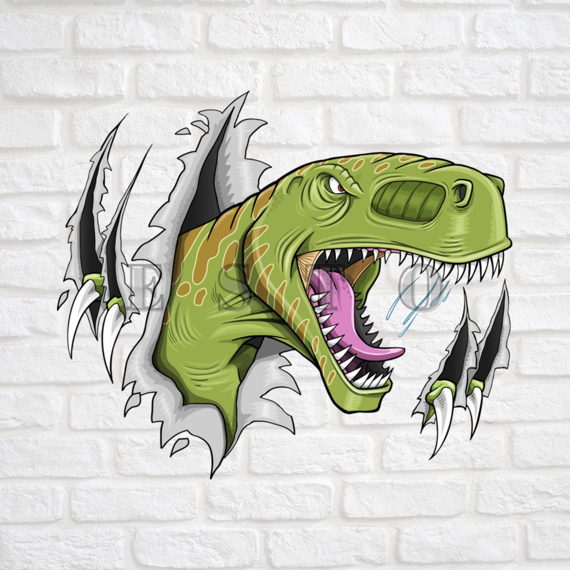 Dinosaur Scratch SVG, T Rex Svg Files and Cricut, T Rex Clipart ...