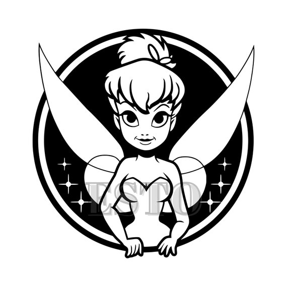 Tinkerbell Svg Cut File for Cricut Tinkerbell Silhouette Svg | Etsy