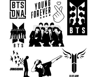 Bts Vector Digital - Etsy UK