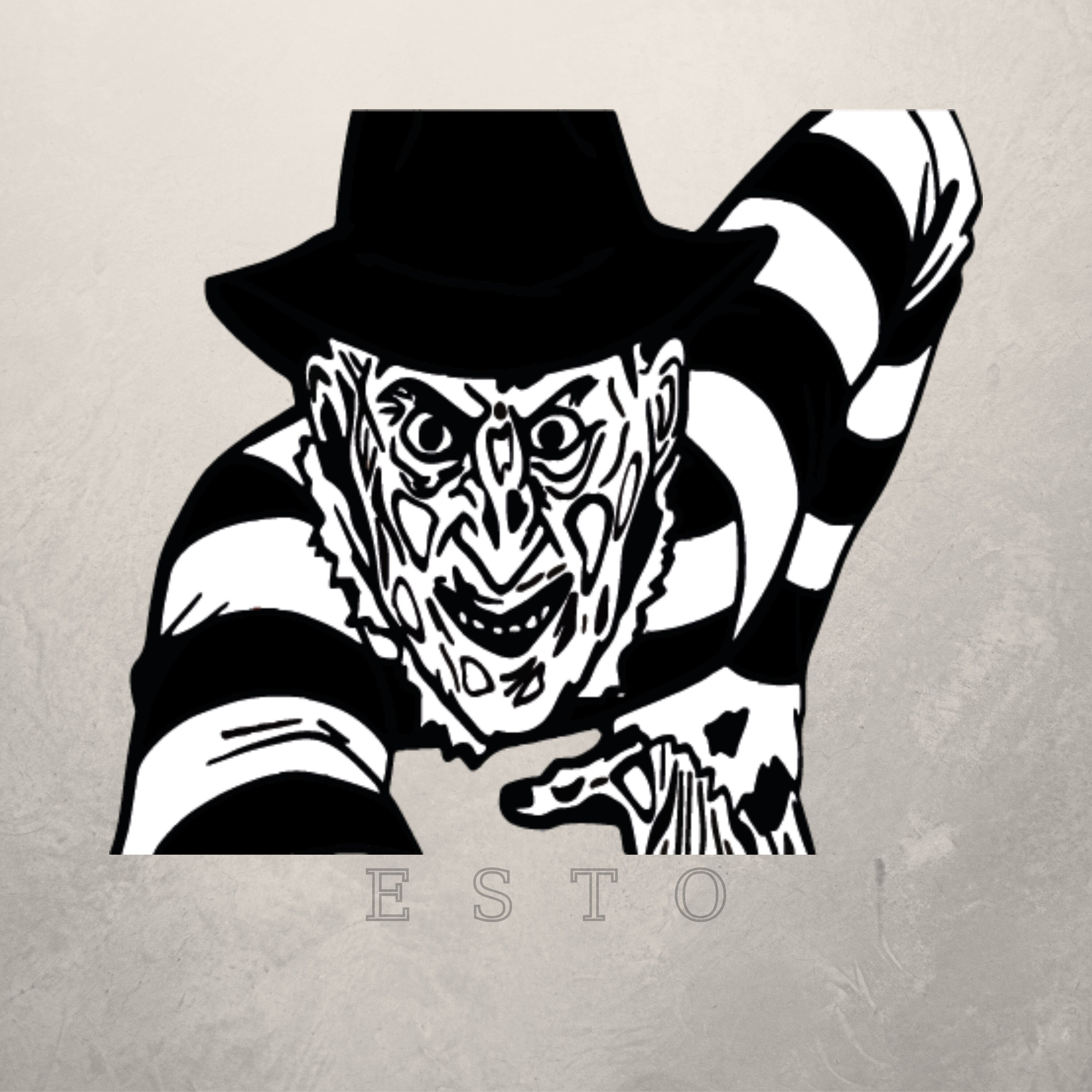 Freddy Krueger SVG, Halloween Freddy Clipart, Freddy Krueger Silhouette ...