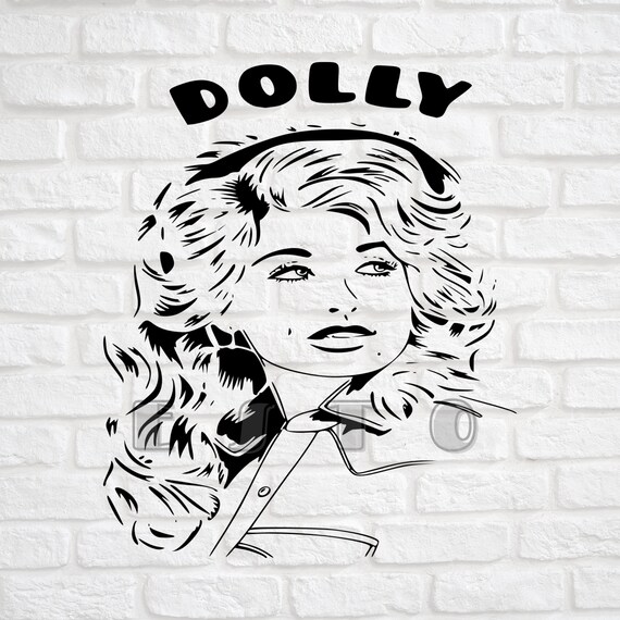 Dolly Parton SVG Files for Cricut Dolly Parton Silhouette | Etsy