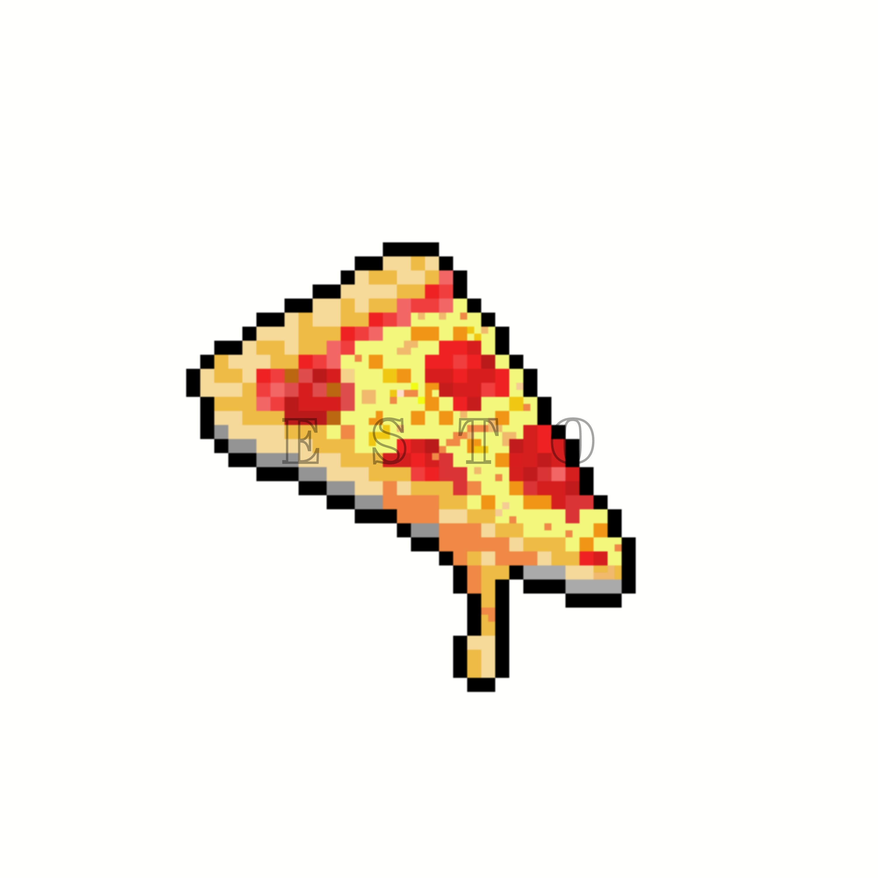 Pixel Pizza SVG, Pizza Png, descarga instantánea - Etsy México