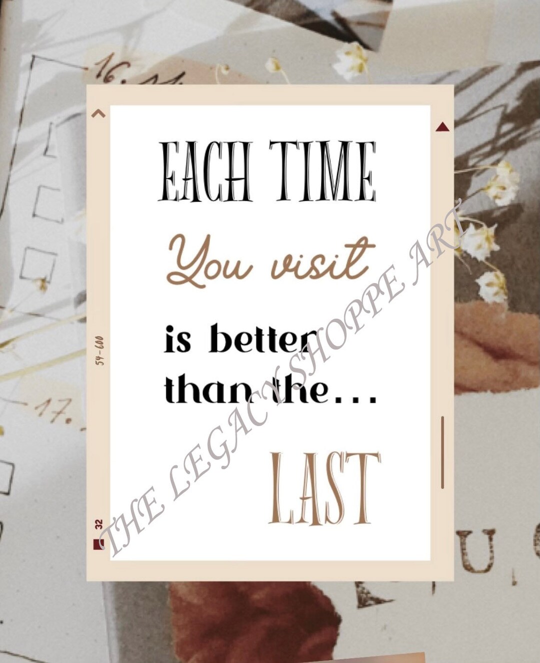 Each Time You Visit Adoorable Digital Print - Etsy