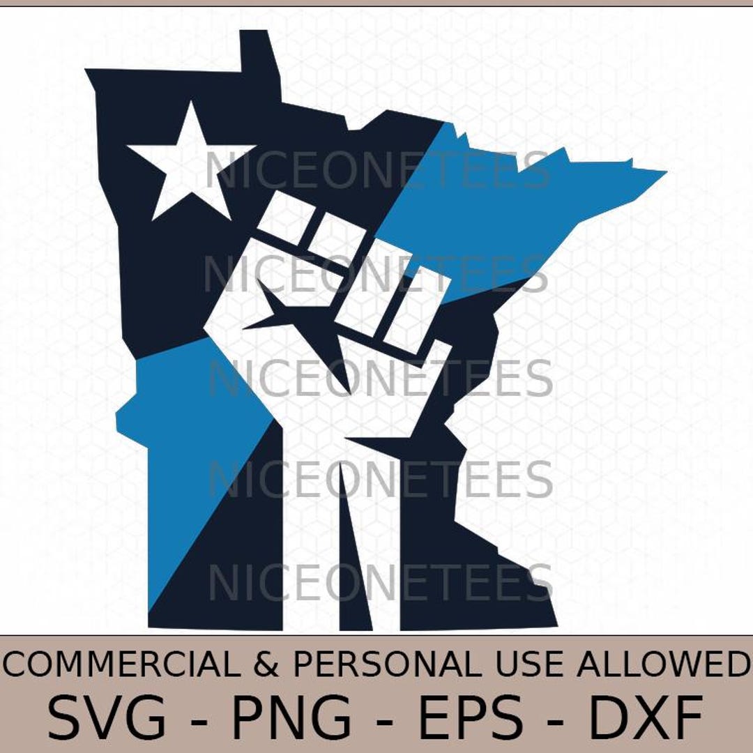 Resist Minnesota SVG PNG - Etsy