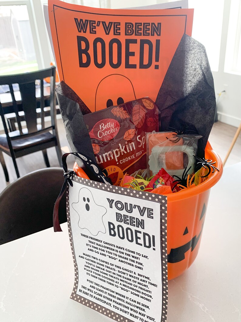 You've Been Booed Printable, We've Been Booed Kit, Halloween, Halloween ...