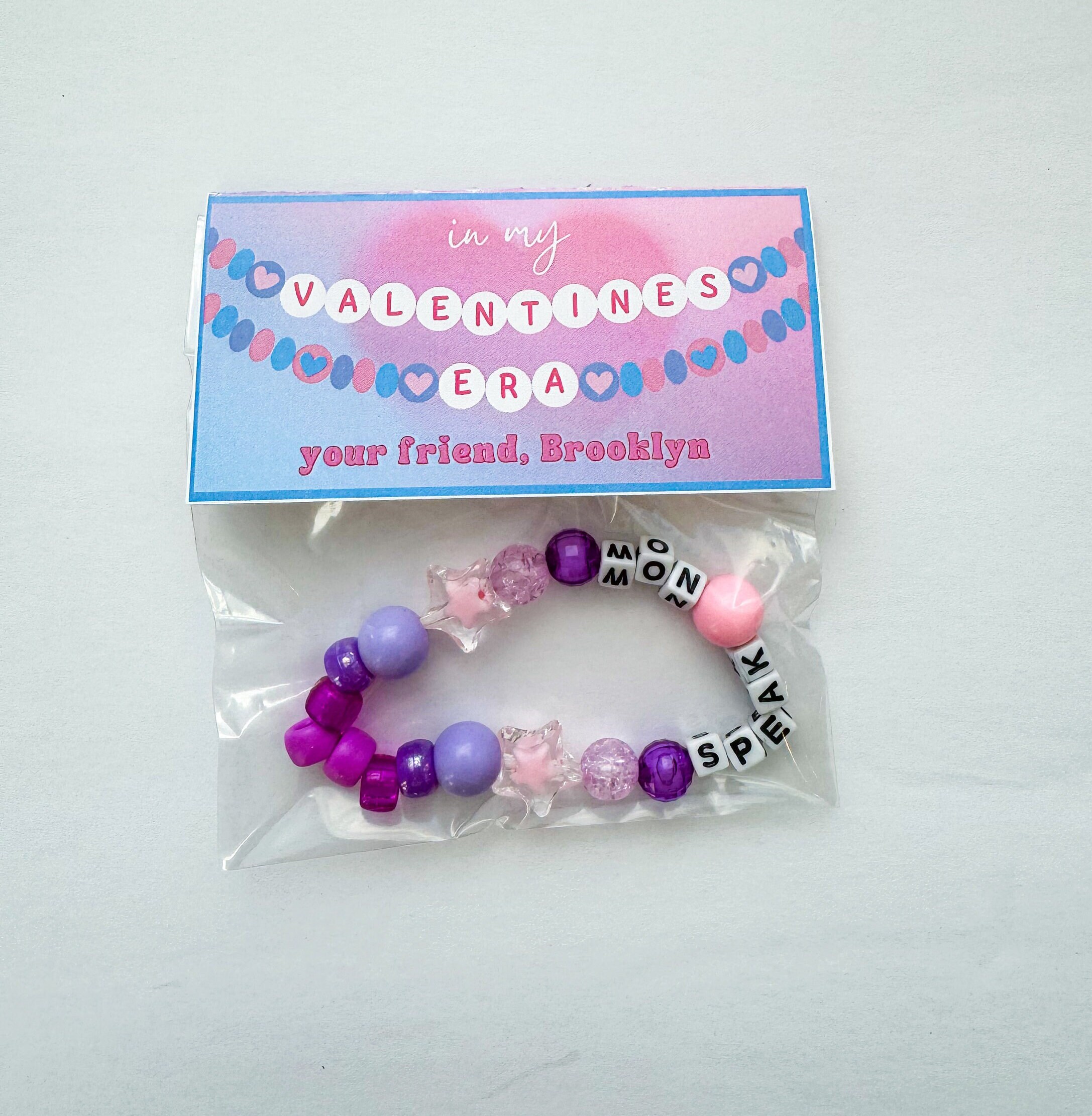 In My Valentine Era Printable, T Swift Valentine, Bead Kit Valentine ...