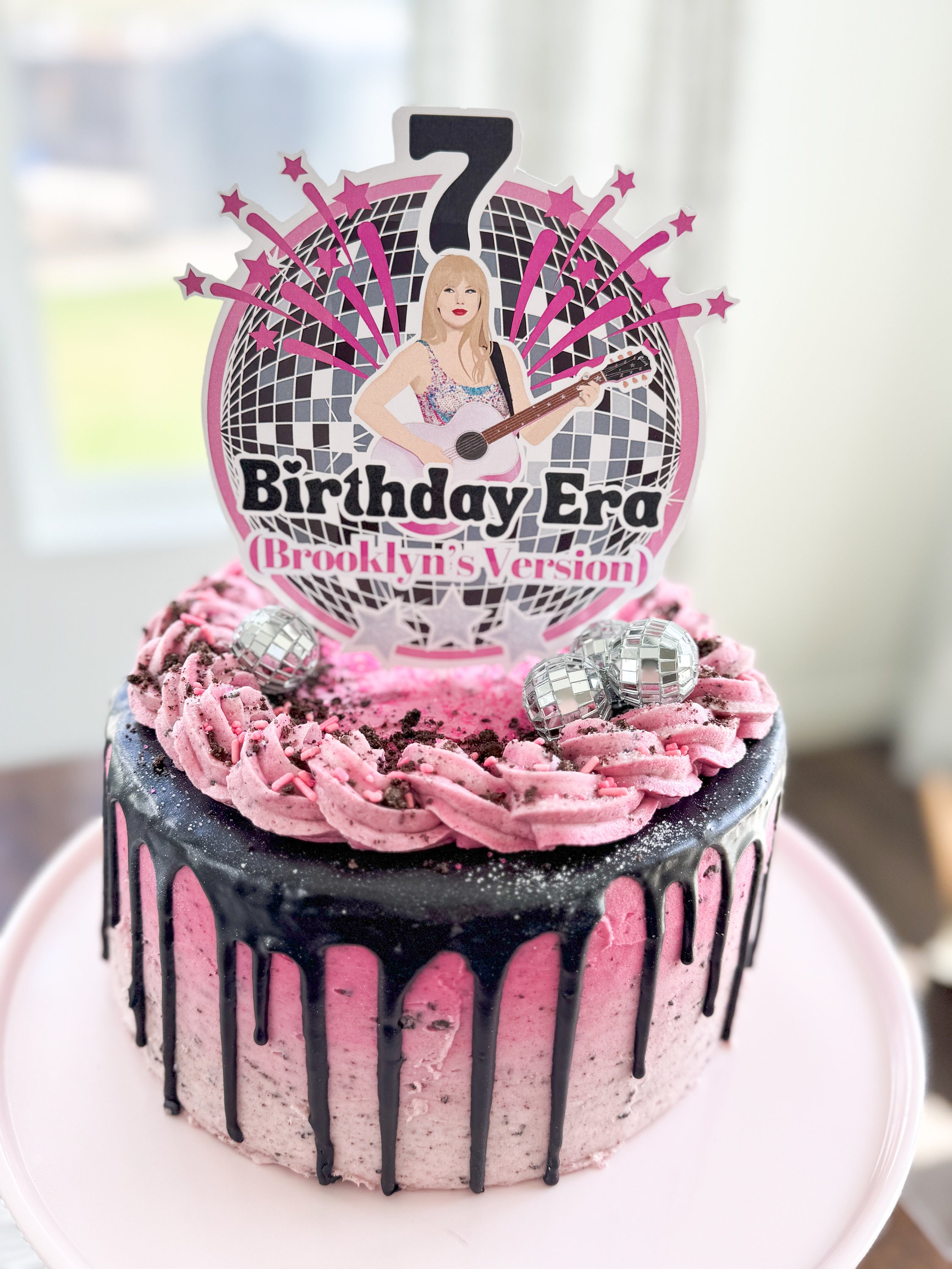 Swift Cake Topper, Birthday Era Cake Topper, the Eras Tour Birthday ...