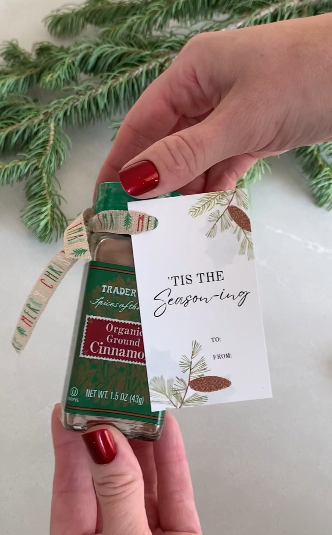 Tis the Season Gift Tag, Seasoning Gift Tag, Christmas Gift, Neighbor ...