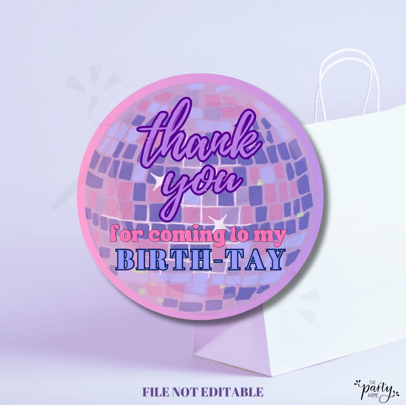 Swift Party Favors, Swiftie Birthday Era Gift Tag, the Eras Tour ...