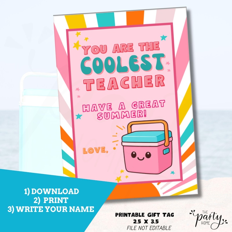 Cooler Teacher Gift Tags - 60+ Gift Ideas for 2026