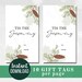 Tis the Season Gift Tag, Seasoning Gift Tag, Christmas Gift, Neighbor ...