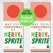 Sprite Gift Tag, 2 Liter Soda Label, Soda Holiday Gift Tag, Merry and ...