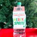 Sprite Gift Tag, 2 Liter Soda Label, Soda Holiday Gift Tag, Merry and ...