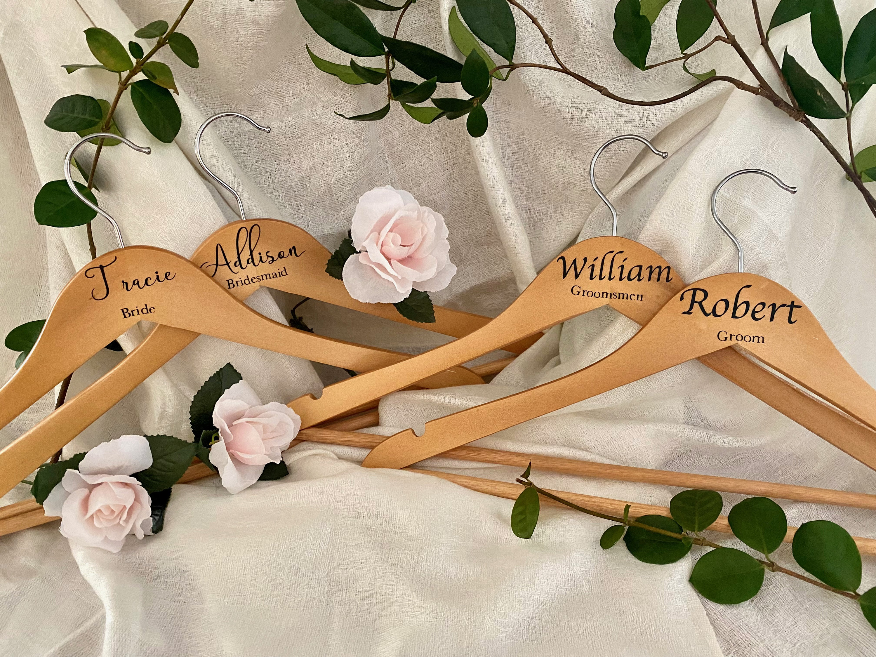 Personalized Clothes Hangers, Wedding Clothes Hangers, Bride ...