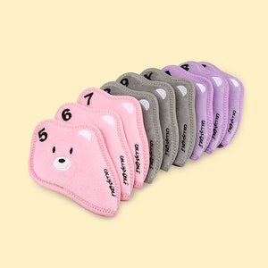 Bear Golf Iron Headcover - Etsy