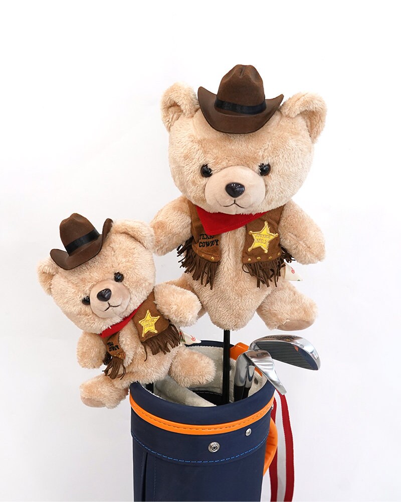 Cowboy Bear Golf Club Headcover - Etsy