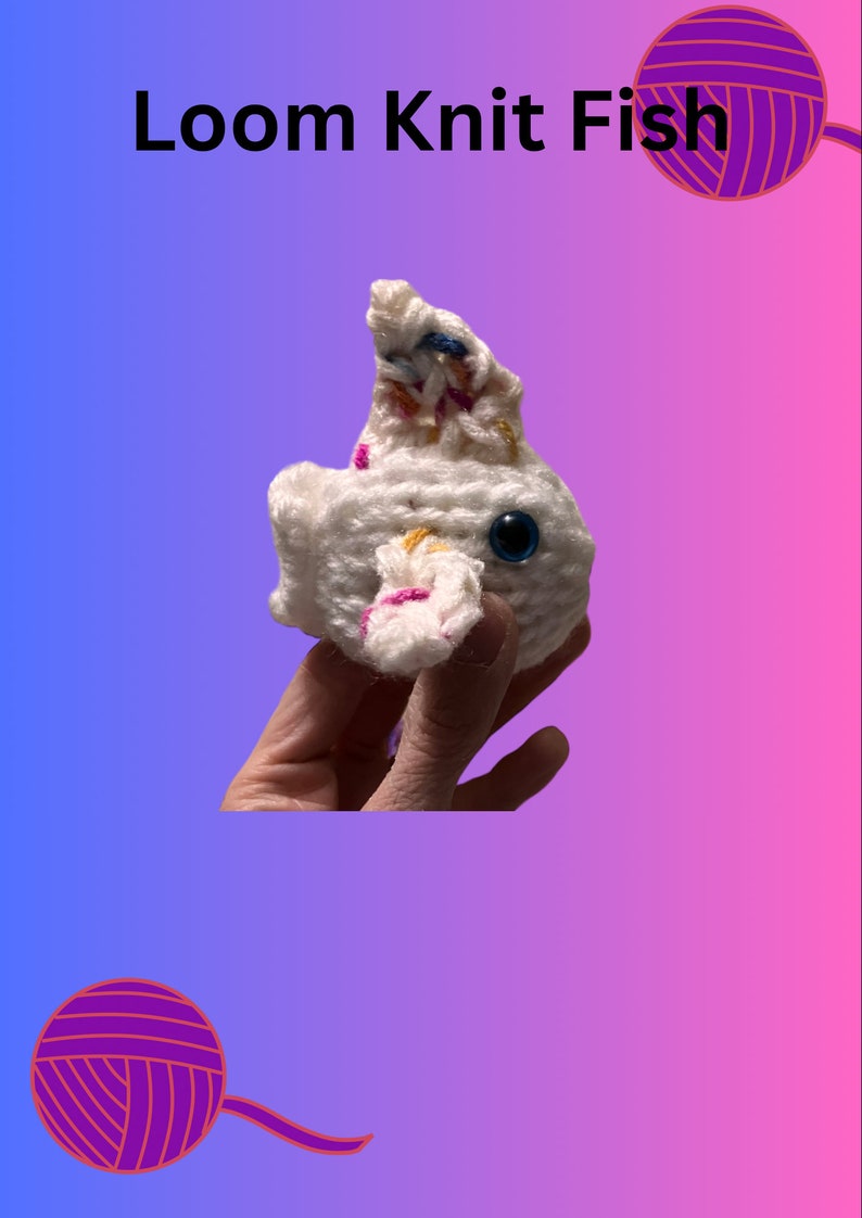 Loom Knit Fish Pattern - Etsy