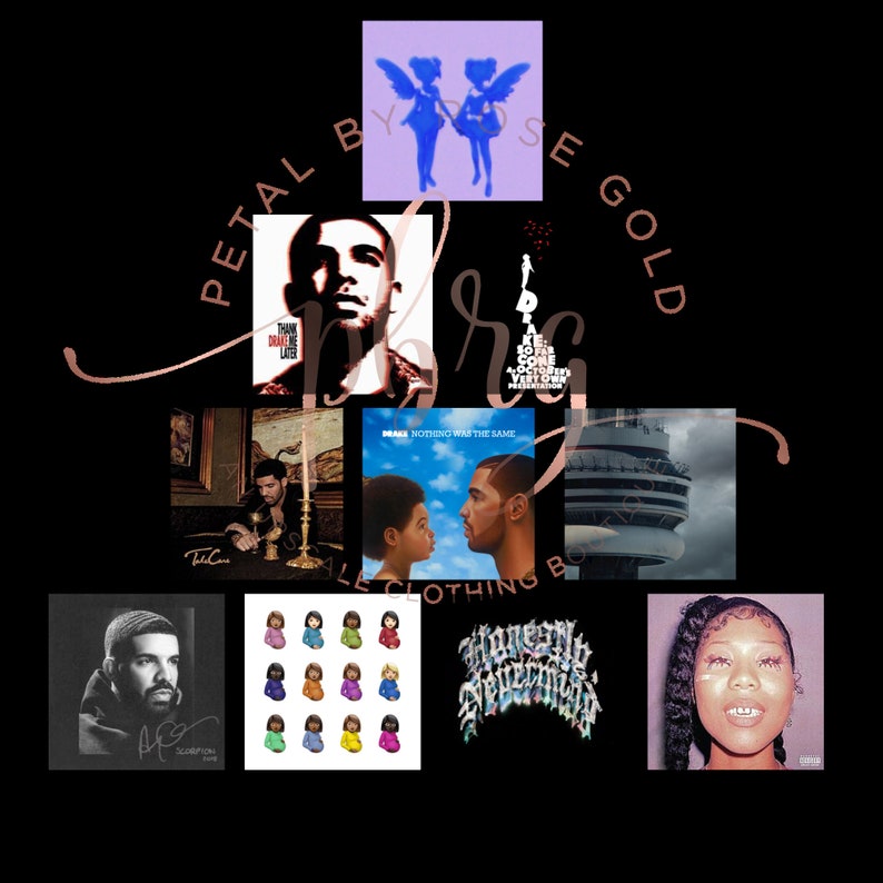 Drake Albums Updated Svg-png-jpg Bundle - Etsy