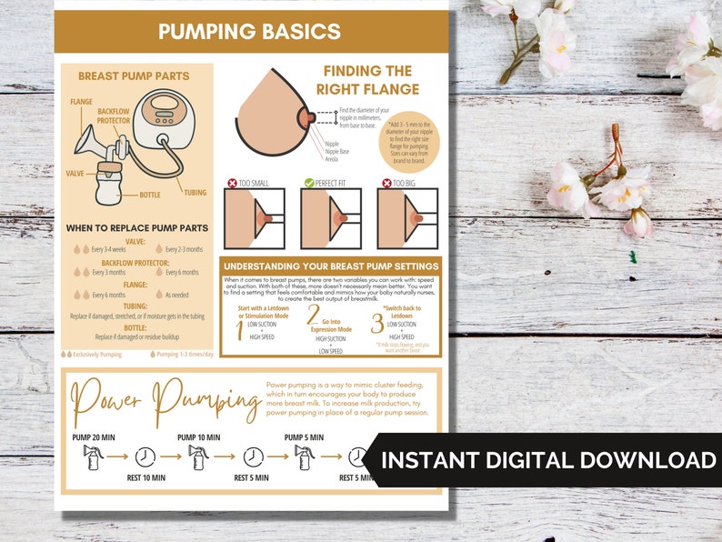 Pumping Basics | Printable Handout | Pumping | Breastfeeding ...