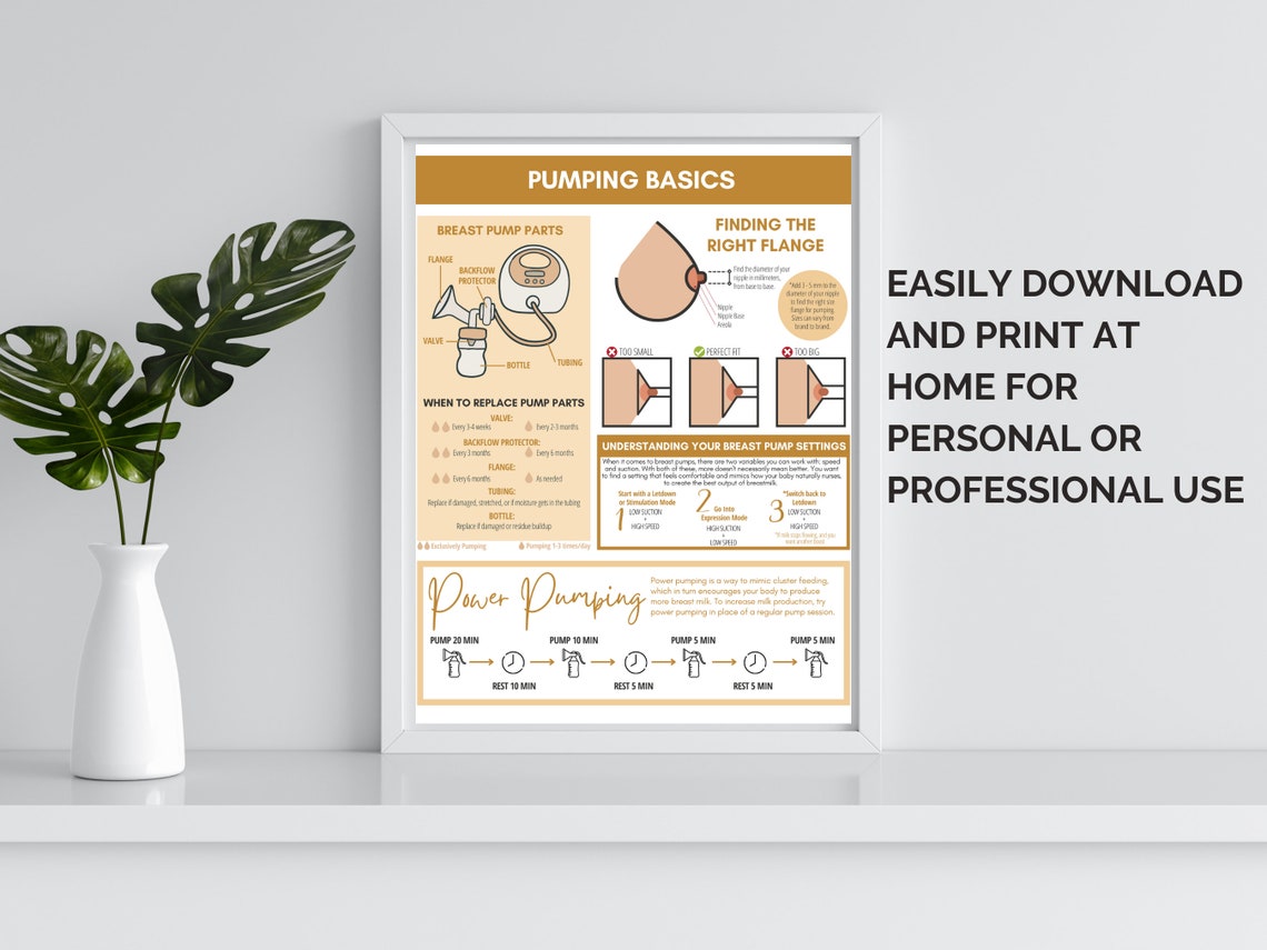 Pumping Basics | Printable Handout | Pumping | Breastfeeding ...