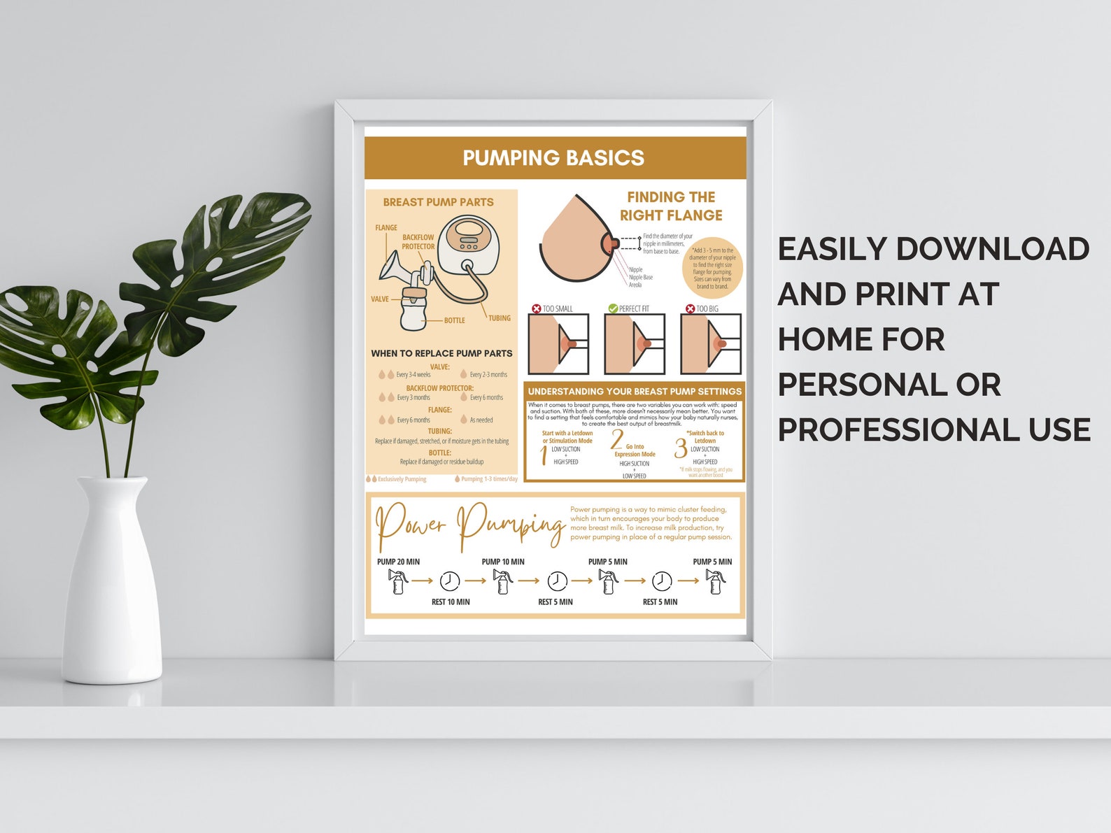 Pumping Basics | Printable Handout | Pumping | Breastfeeding ...