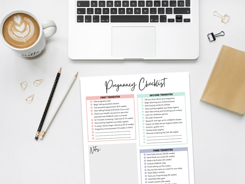 Pregnancy Checklist | Pregnancy Planner | Pregnancy To-do List ...
