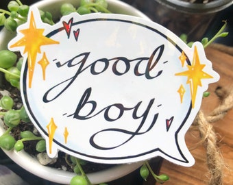 Good Boy Sticker - Etsy