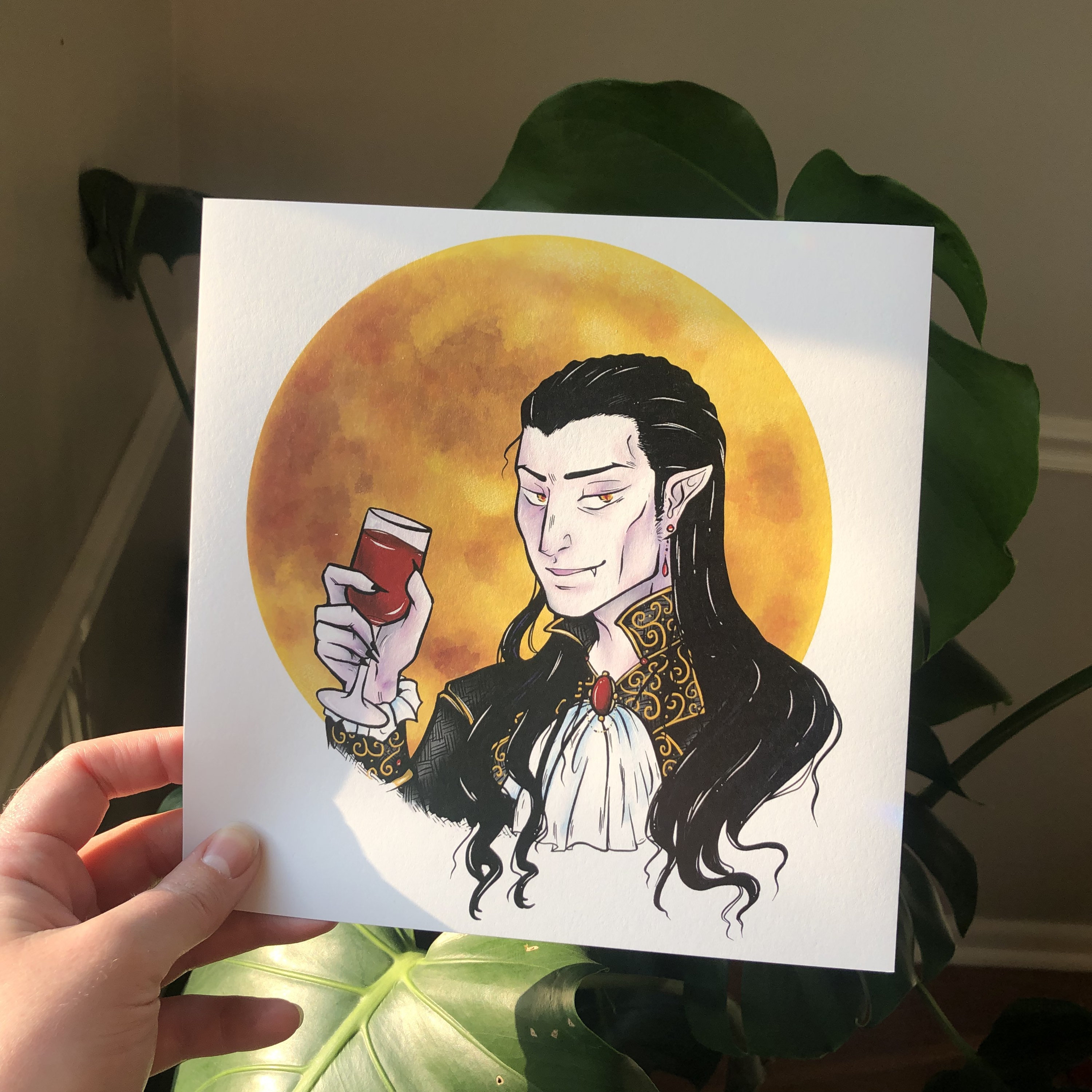 Strahd Von Zarovich Art Print: Curse of Strahd, D&D TTRPG (8x8) - Etsy