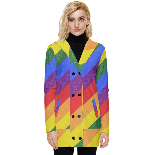Rainbow Coat - Etsy