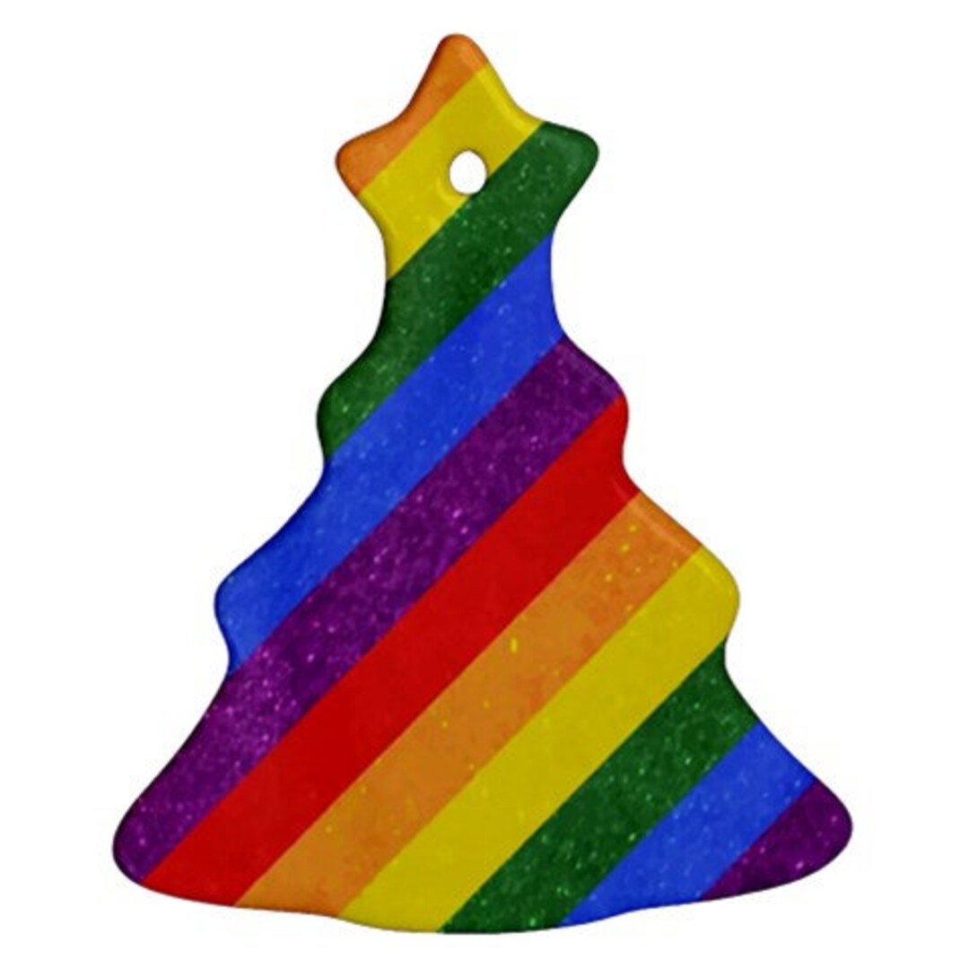 Rainbow Pride Ornament christmas Tree - Etsy