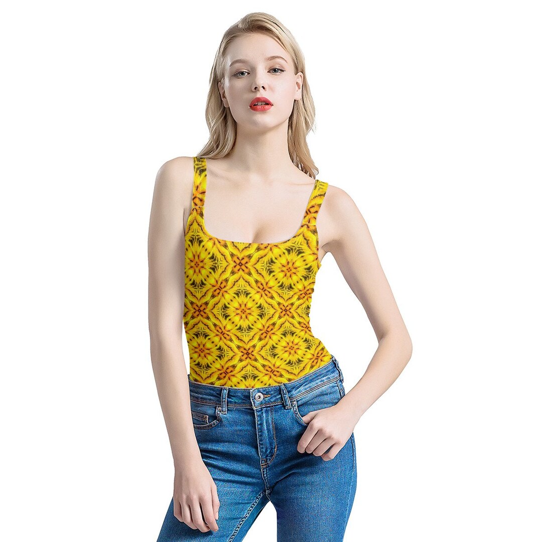 Yellow Toghu Inspired Swimsuit: Traditional Cameroonian Design One ...