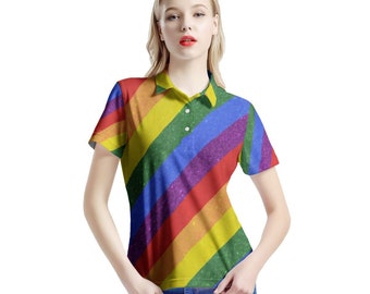 Lgbt Pride Polo Shirt - Etsy