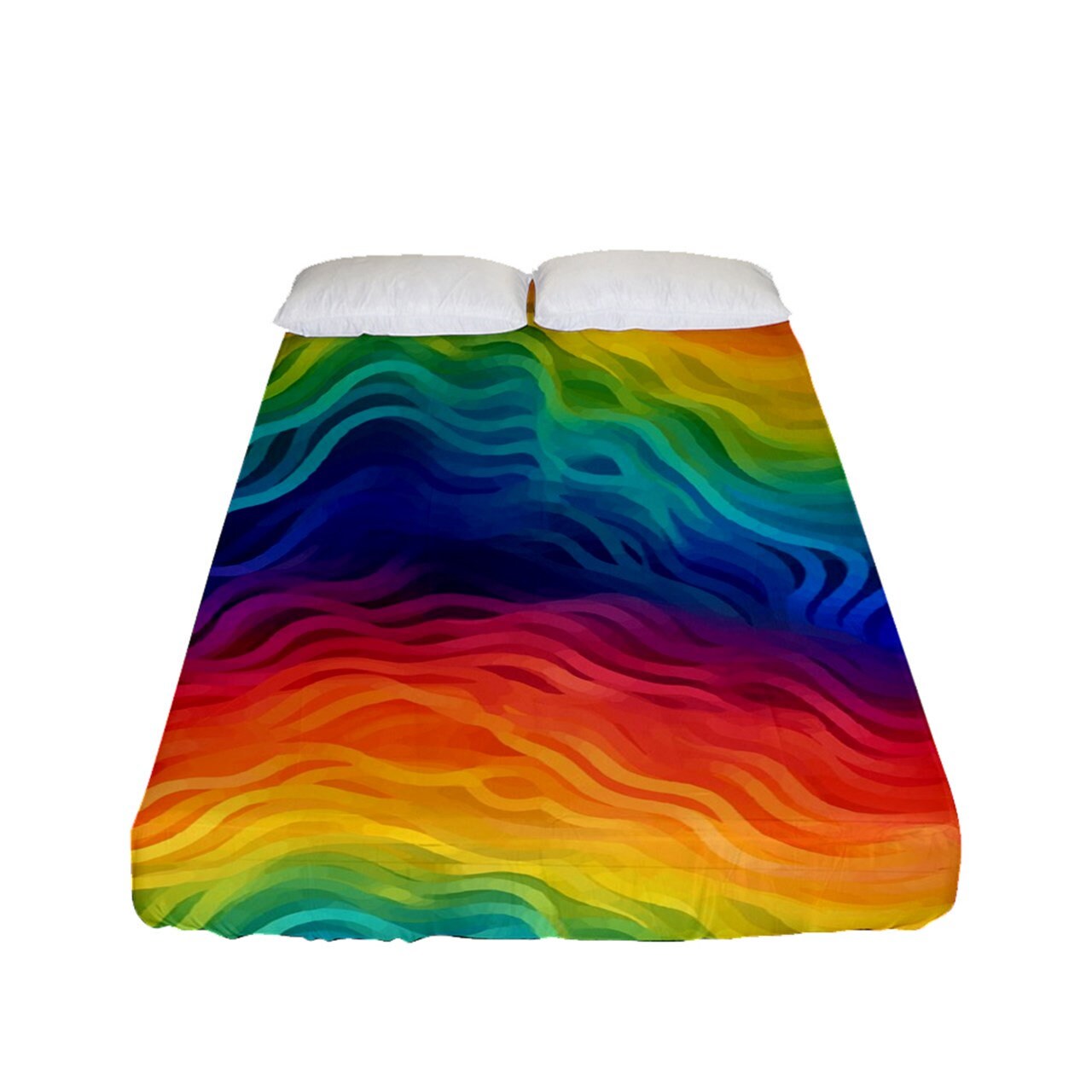 LGBTQ Rainbow Pride Fitted Sheet full/ Double Size - Etsy