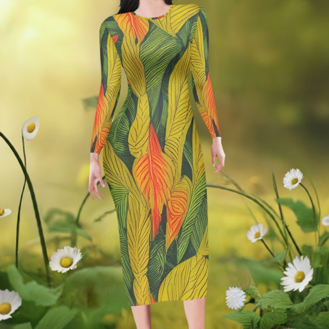 Indian Shot Women Bodycon Midi Sheath Dress - up to 4XL - Etsy