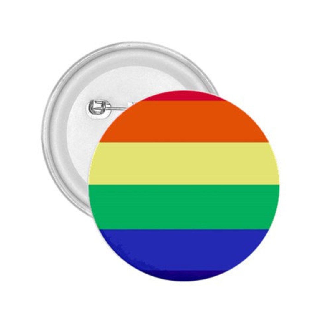 LGBTQ Rainbow Pride 12 2.25 Button - Etsy