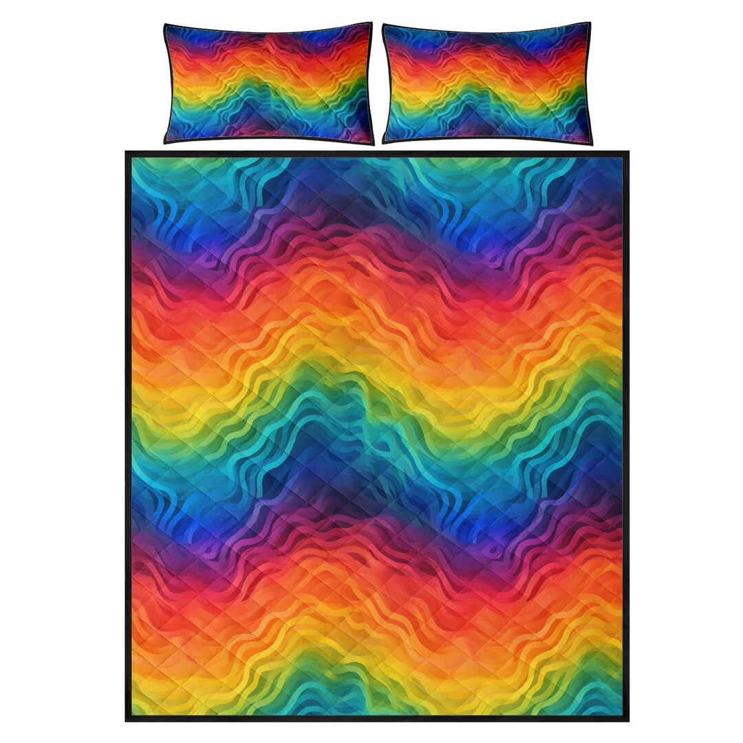 Rainbow Pride - LGBTQ Quilt Bed Set - Etsy