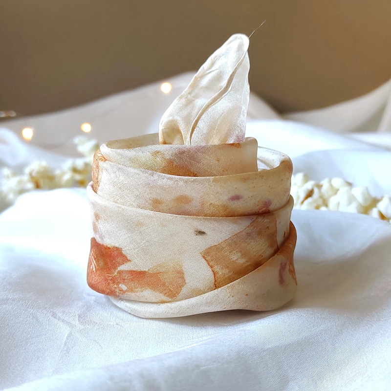 Botanically Dyed Scarves - Etsy