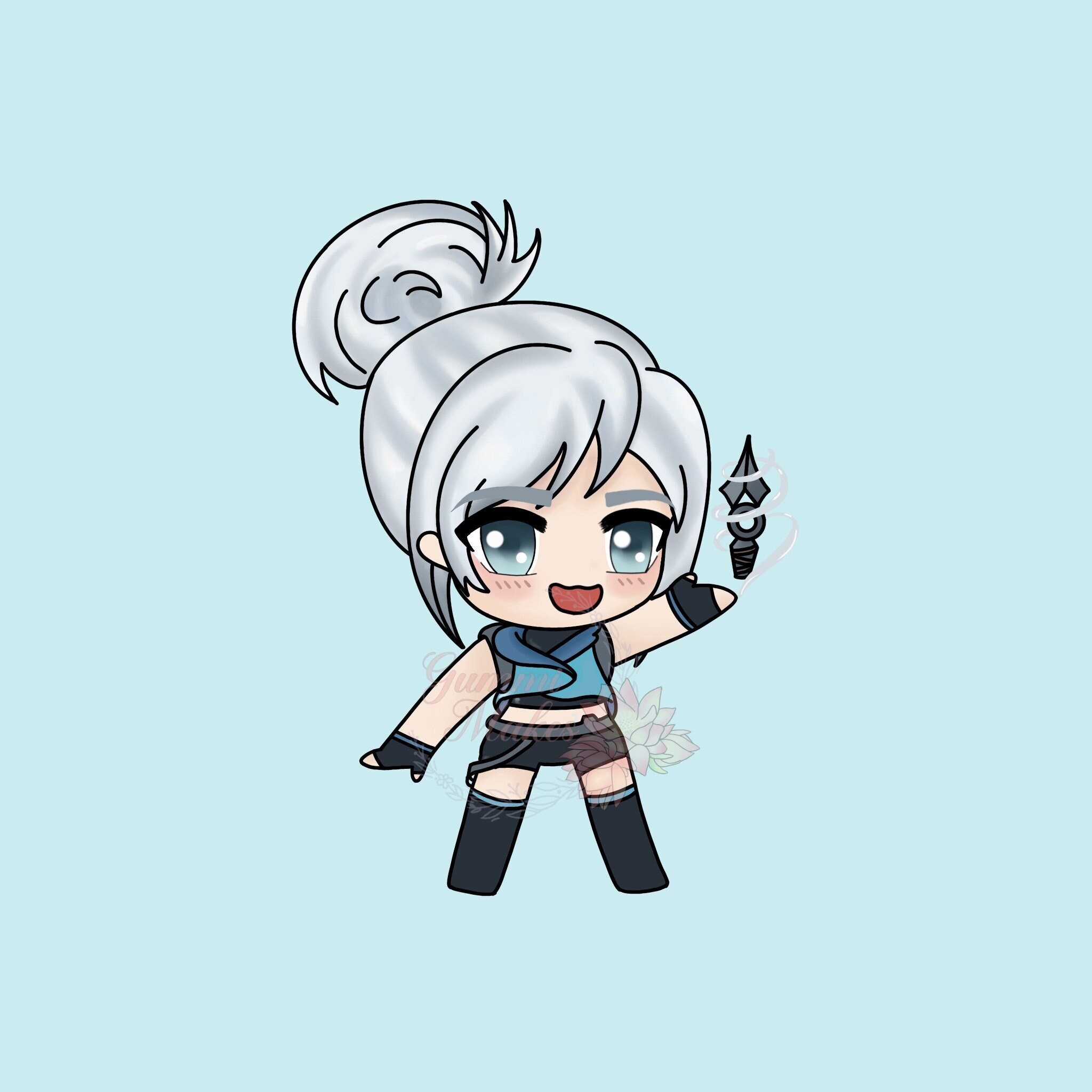 Jett Valorant Chibi Jett Valorant Chibi