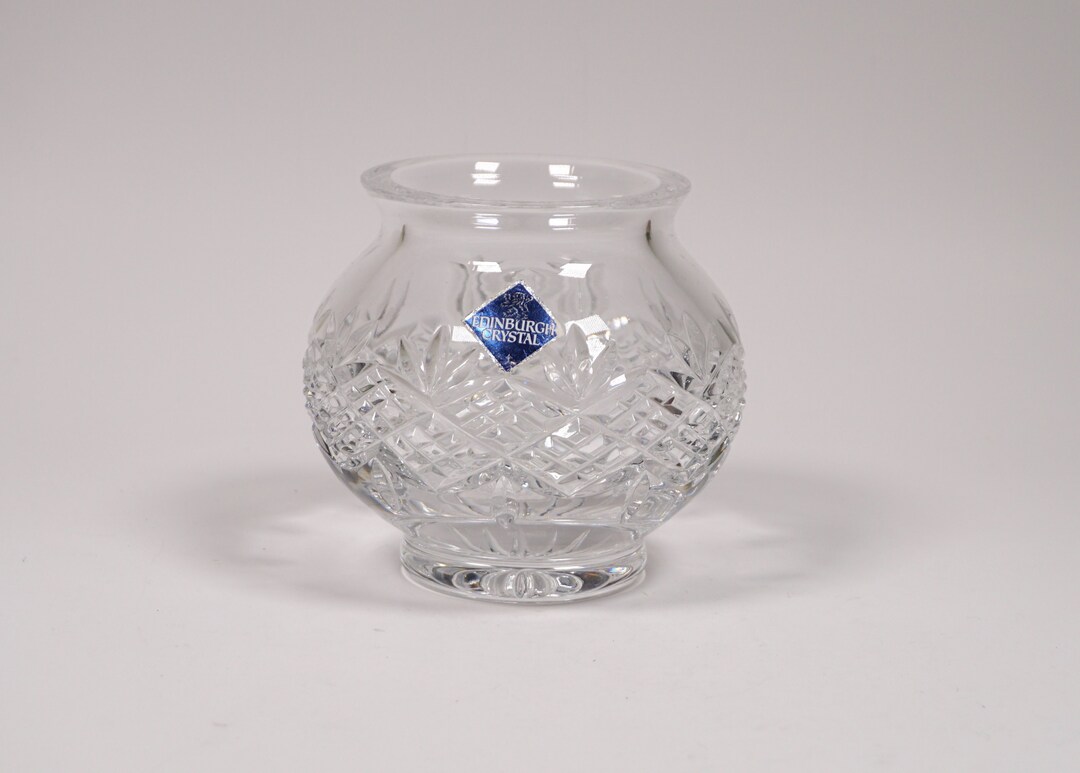 Edinburgh Crystal Vase - Decorative Glass - Etsy