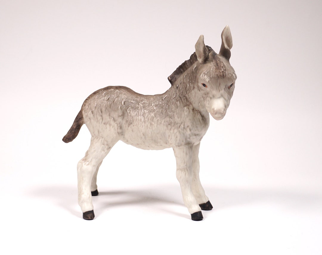 Vintage Cybis Porcelain Donkey Figurine - Burro Fitzgerald - Etsy