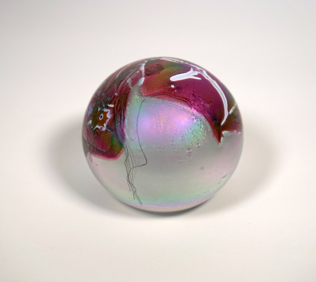 Eric Brakken Signed Glasshouse Studio Paperweight - Signed by Artist ...